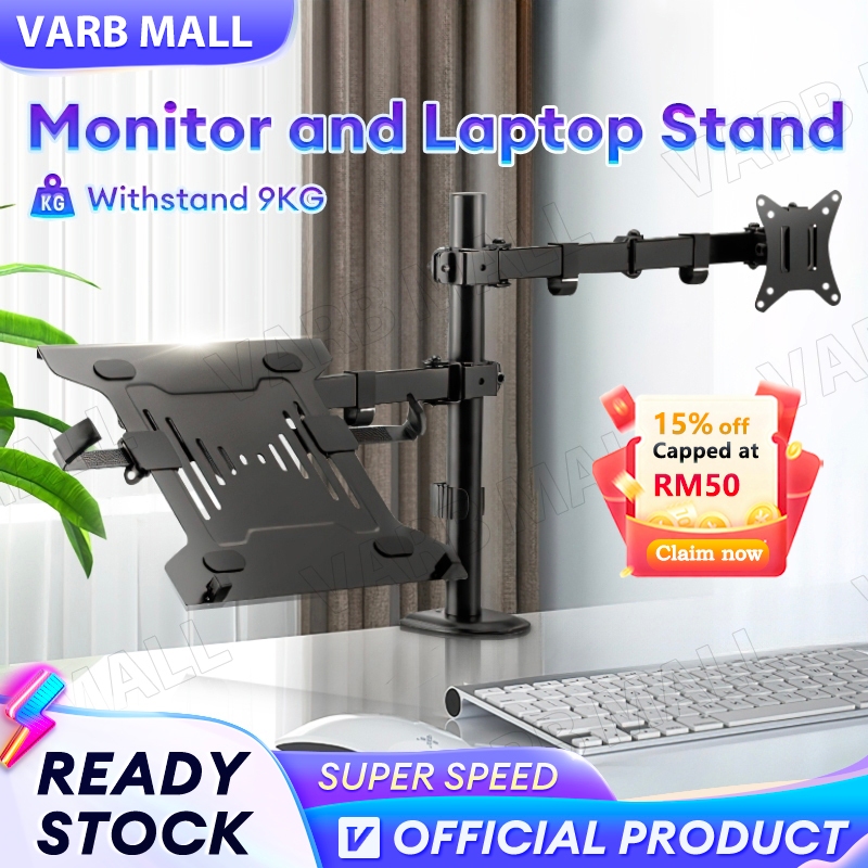 Monitor Stand Monitor Arm Desktop Mount Bracket 17”-32” Bearing 10kg ...