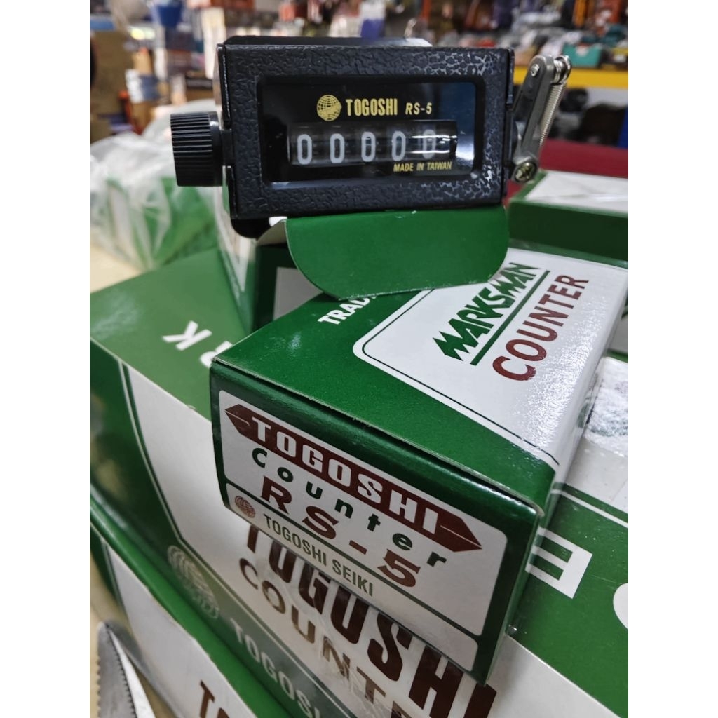 LS GEMILANG TAIWAN RS5 TOGOSHI RS-5 Counter Mechanical Hand Tally ...