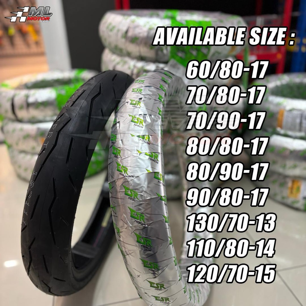 TAYAR ESR MOTOR 2025 GRIP LEBIH KUAT DAN BERKUALITI UNTUK MOTOR DAN ...