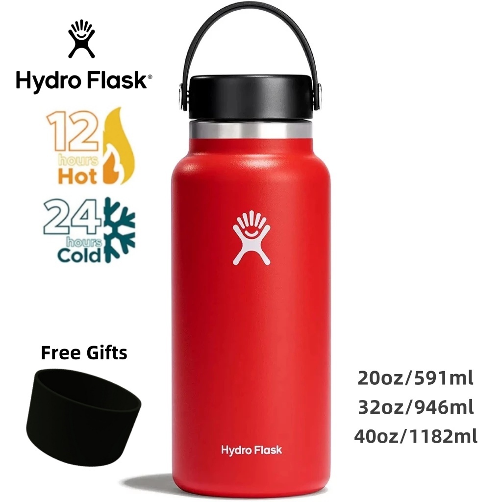 Hydro Flask Wide Flex Cap Vacuum Insulated Travel Tumbler Reusable ...
