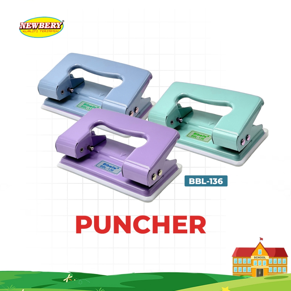 NEWBERY Penebuk Lubang Kertas / Puncher (Random Color) | Shopee Malaysia