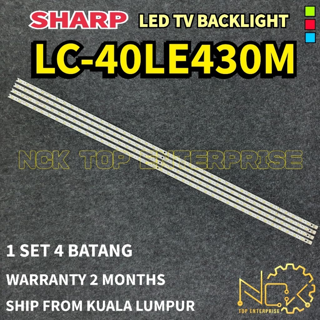 LC-40LE430M SHARP TV LED BACKLIGHT BARU / READY STOCK LC-40LE430 LC40LE430M LC40LE430 | Shopee ...