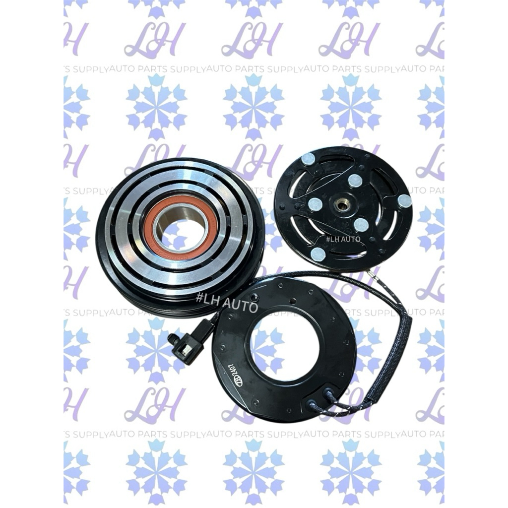 AIR COND MAGNET CLUTCH COMPRESSOR PULLEY SET TOYOTA AVANZA 2005 1.3 4PK ...