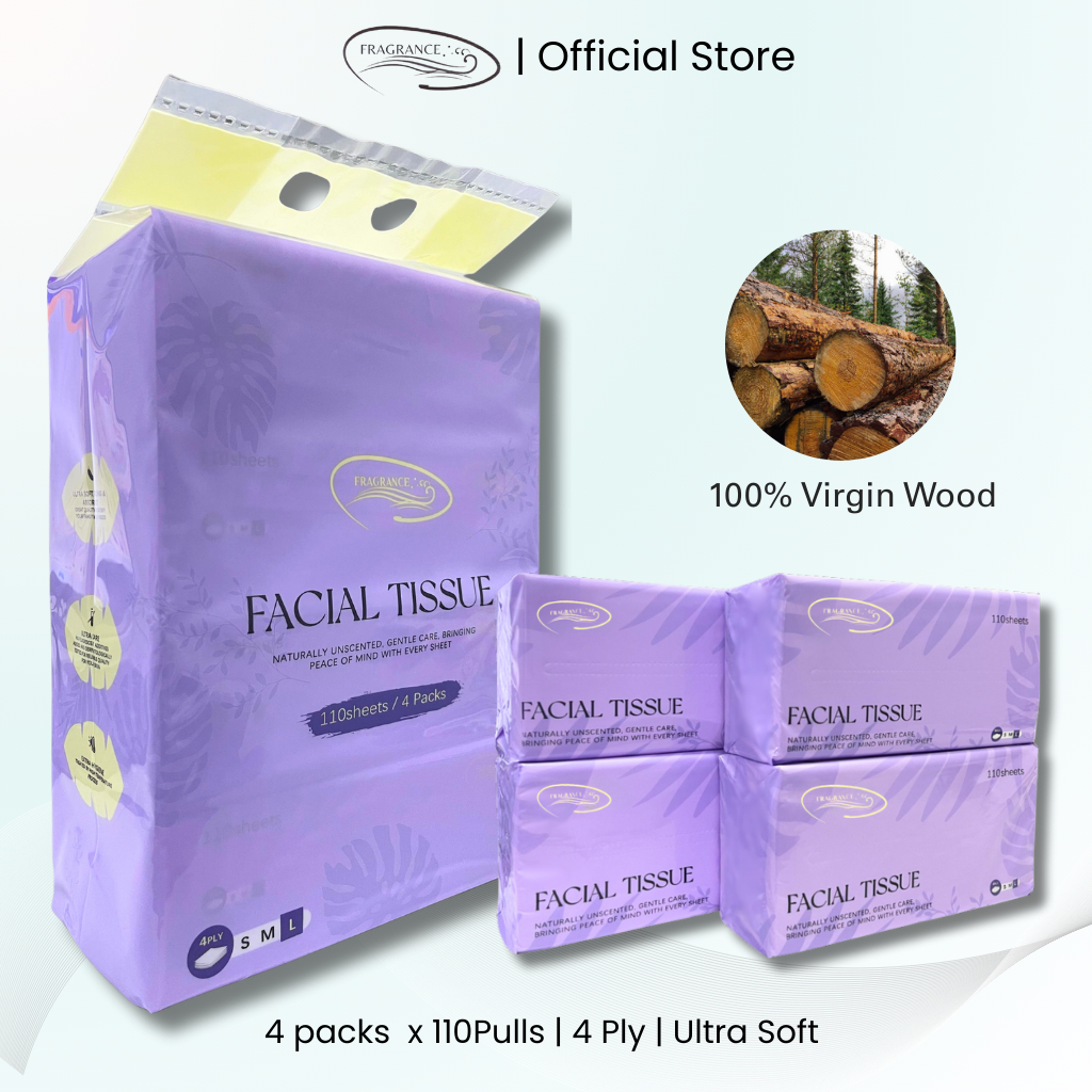 FGC fragrance Facial Tissue | 100% Wirgin Wood Pulp | Soft | Sensitive ...