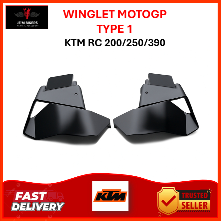 WINGLET MOTOGP KTM RC 200/250/390 | ALL MODEL | Shopee Malaysia