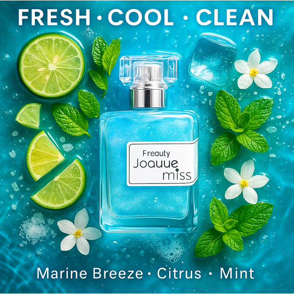 Fresh Perfume for Men Women Marine Breeze Citrus Mint Clean Cool Scent ...