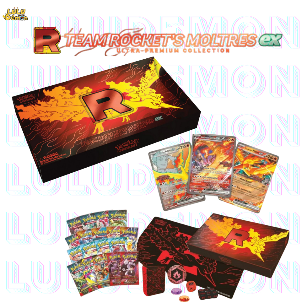[READY]Pokemon Moltres Ultra Premium Collection Box Rocket Moltres UPC ...