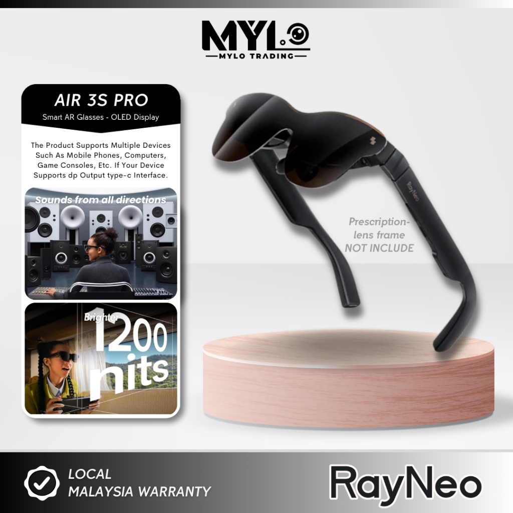 (READY STOCK) - RayNeo Air 3S Pro | Air 4 | Pocket TV - Smart AR ...
