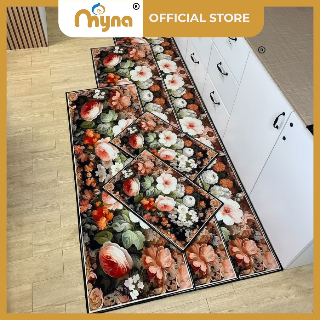 Myna | 5 in 1 COMBO High Quality Fully Getah Kitchen Karpet Runner ...