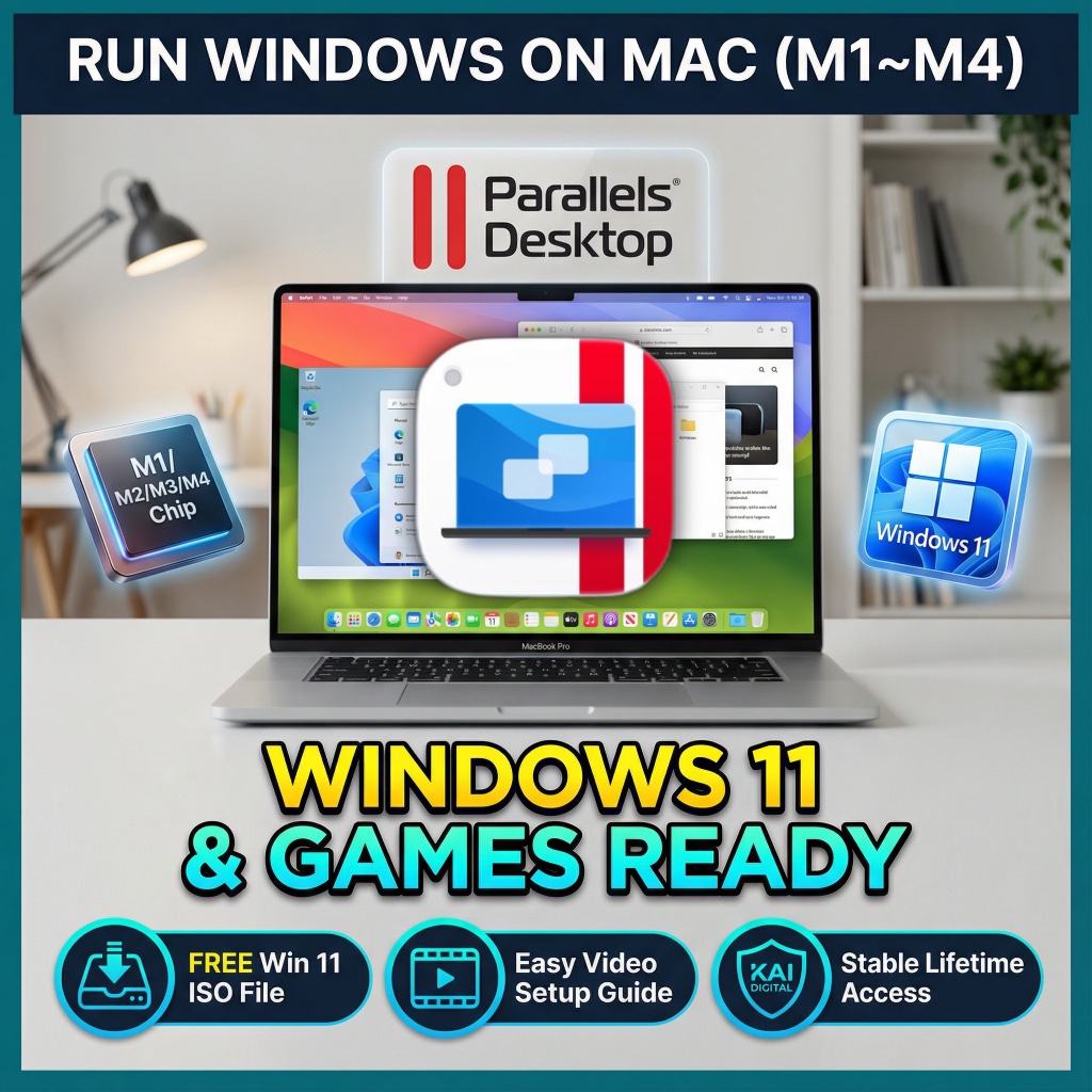 [M1~M4 Ready] Parallels Desktop for Mac | Version 2026 Run Windows 1 ...