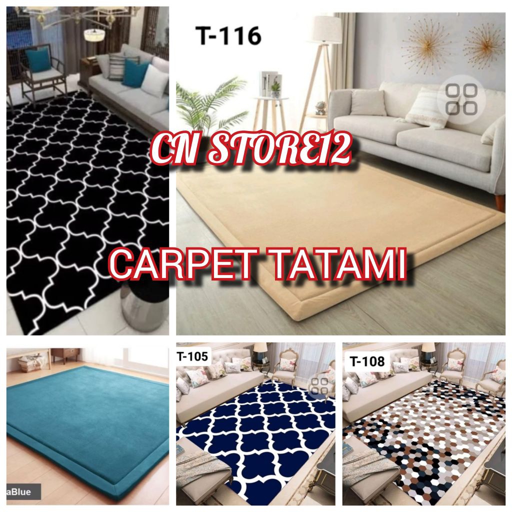 CARPET TATAMI TEBAL 20MM ORIGINAL JAPANESE STYLE INTY-SLIP | Shopee ...