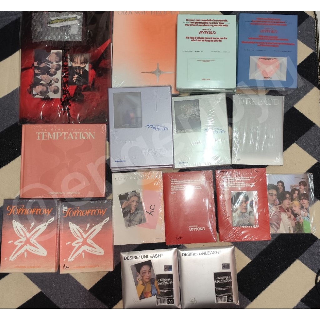 Enhypen & txt album with all inclusion (sealed/unsealed) | Shopee Malaysia