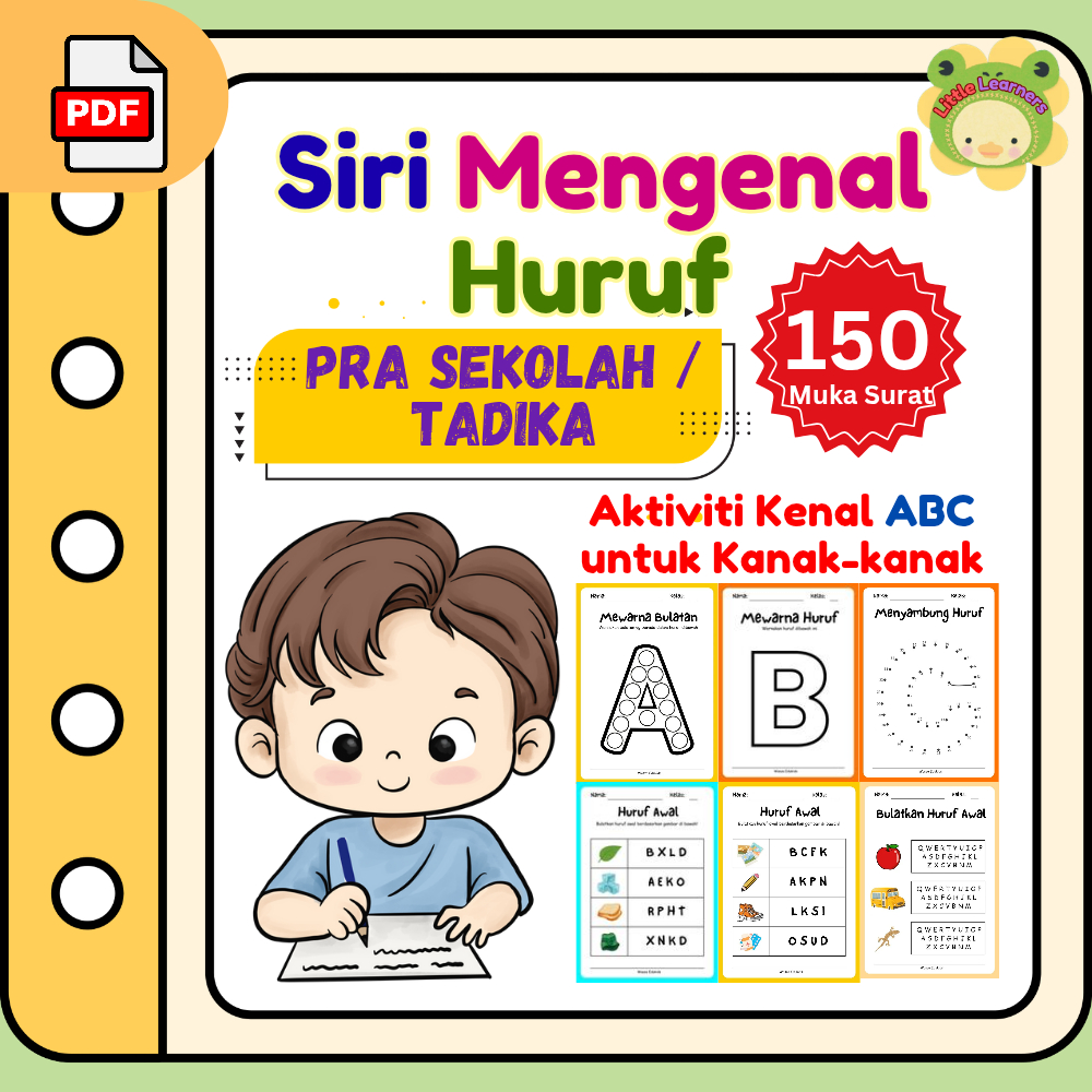 [PDF] Siri Mengenal Huruf | Aktiviti Kenal ABC untuk Kanak-kanak ...