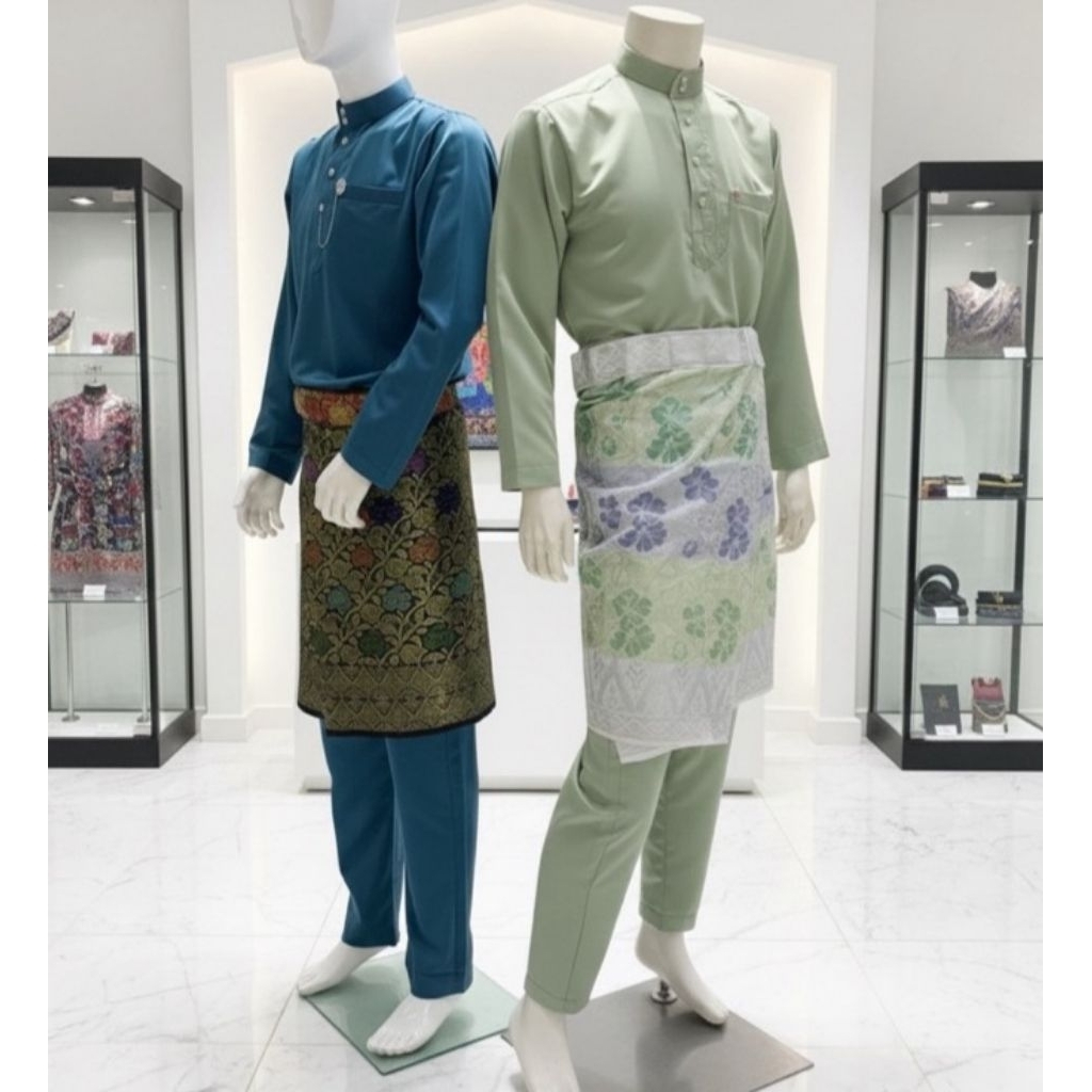 Baju Malayu Set Lelaki Dewasa Slim Fit Warna Cantik Size (XS to 2XL ...