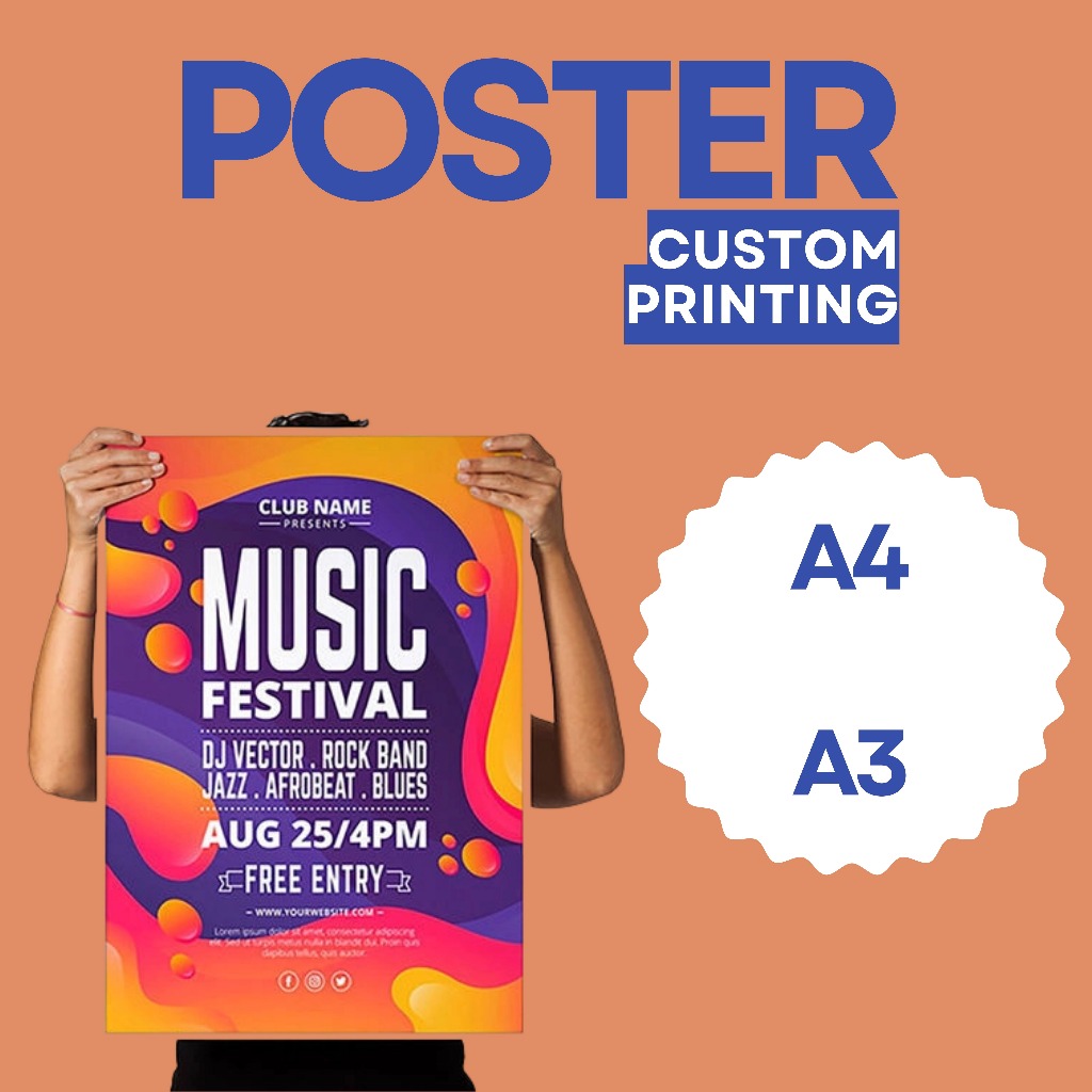 Print Custom Posters Size A3 30x42 cm | Custom Anime Postersl Custom ...