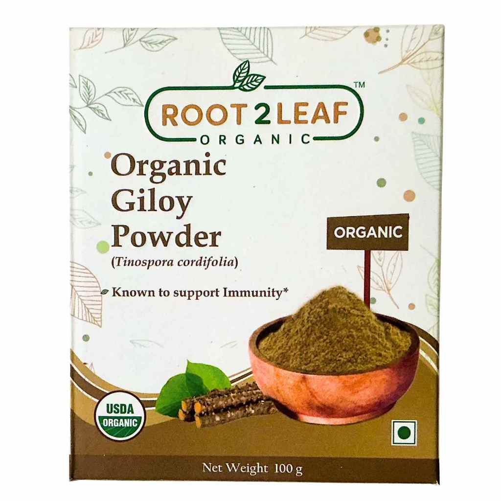 CERTIFIED ORGANIC GILOY POWDER 100 GMS (Seenthil Kodi, Guduchi ...