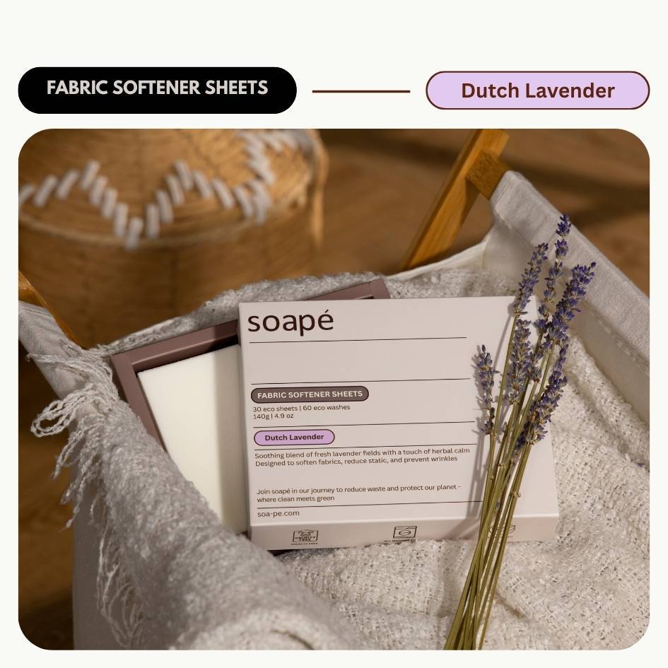 soape | Fabric Softener Sheets | Dutch Lavender Scent | 30 eco sheets ...