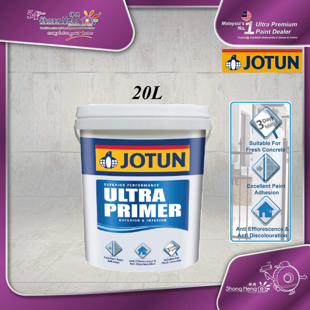 20L JOTUN ULTRA PRIMER (Undercoat/First Coating) | Shopee Malaysia