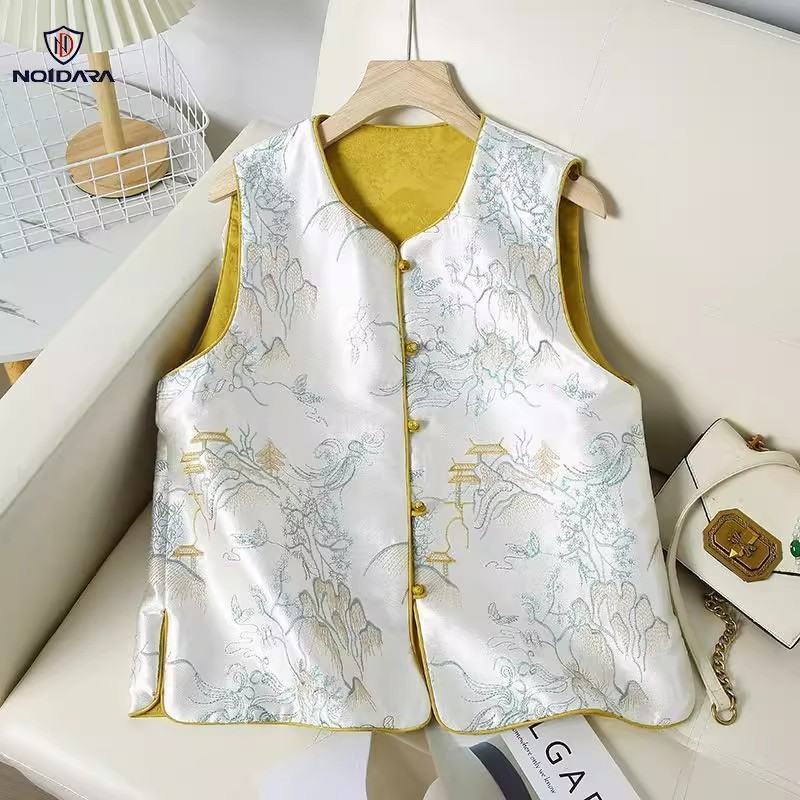 Chinese style vest, embroidered vest for women, outerwear, 2025 new ...