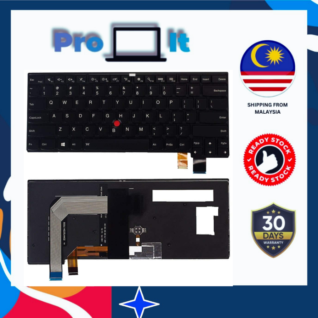 Replacement Lenovo ThinkPad T460S T470S Keyboard Keypad Replacement US ...