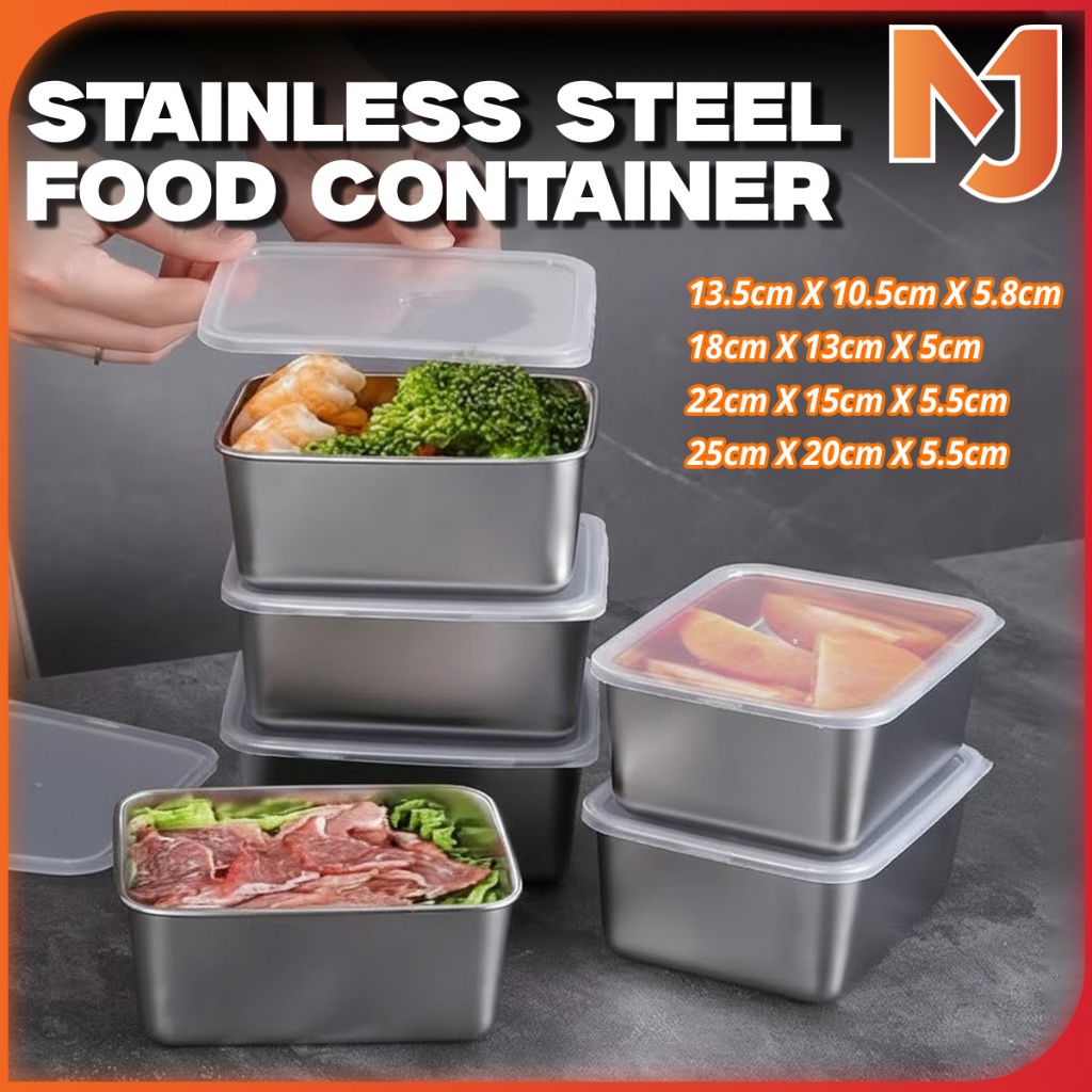 McJoden - MILES Pengatur Keluli Tahan Karat Bekas Simpanan Makanan ...