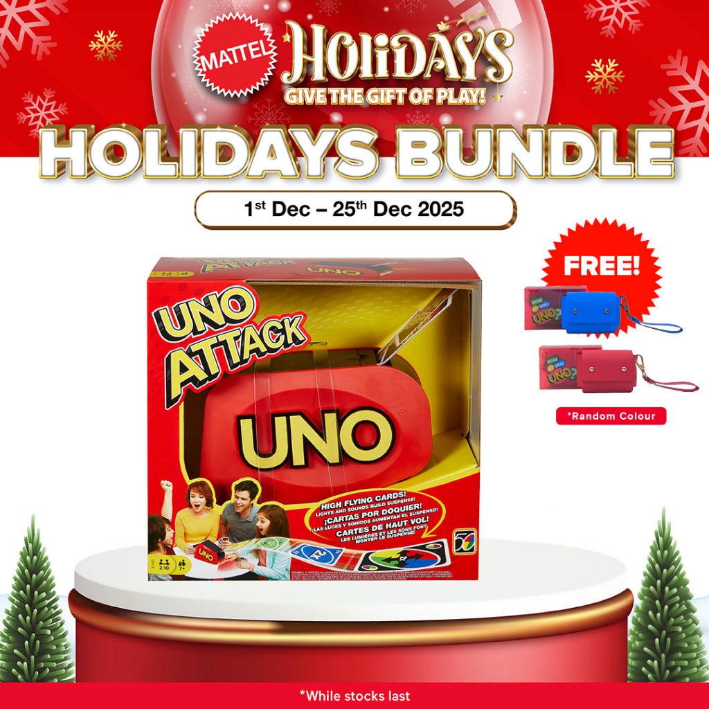 [HOLIDAYS BUNDLE] UNO Attack (Free UNO Pouch) | Shopee Malaysia