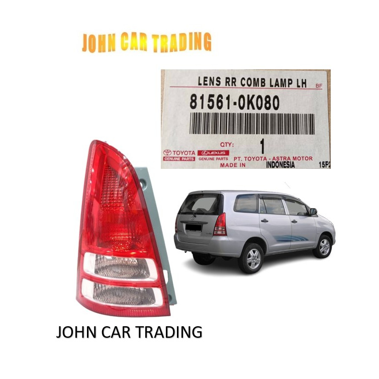 Original Toyota 81561-0K080 Toyota Innova 2004 2005 2006 2007 2008 Tail ...