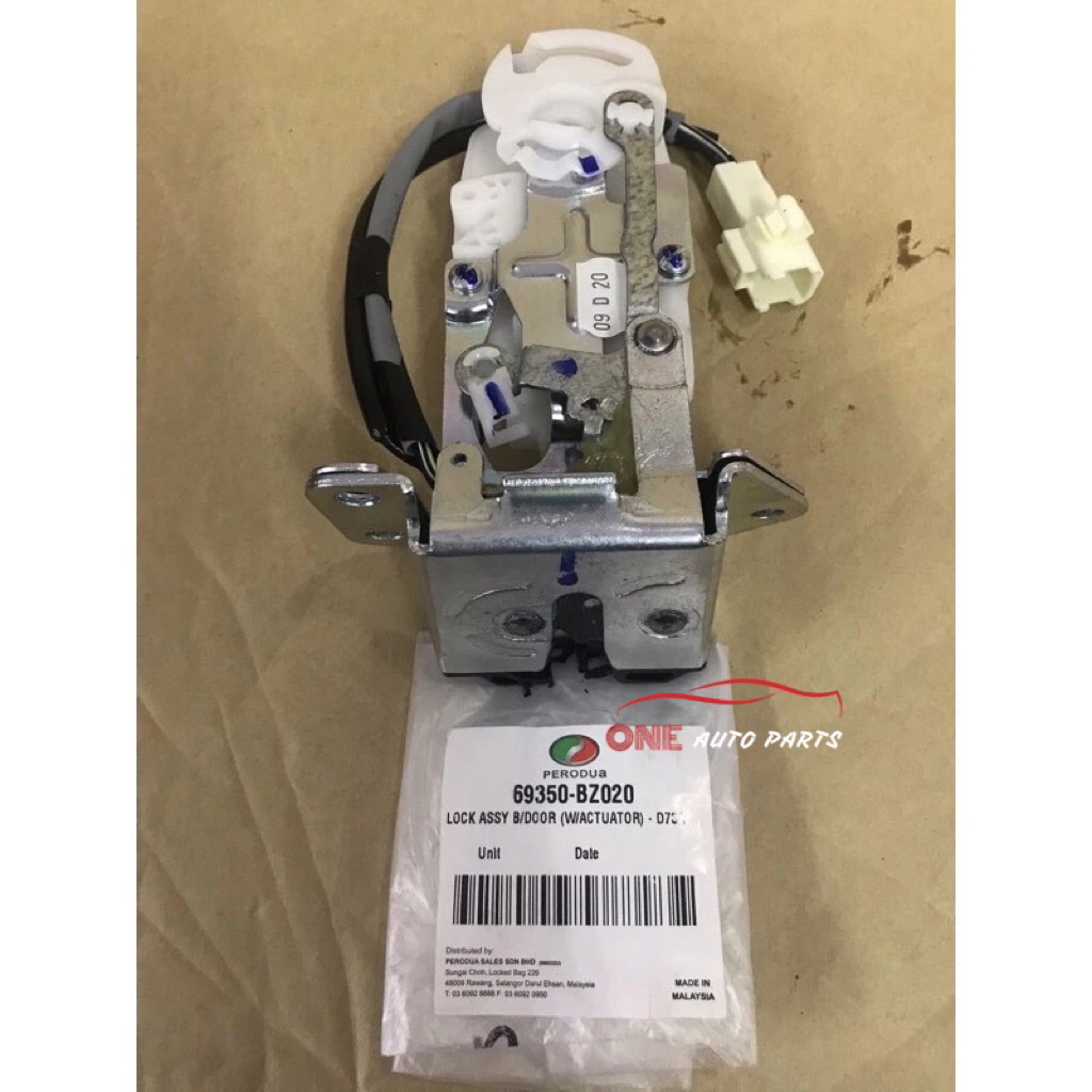 Original Perodua Rear Bonnet Tailgate Inner Lock With Actuator Myvi Old ...
