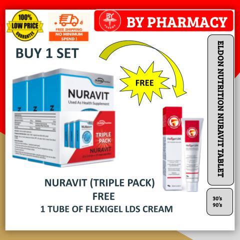 Eldon Nutrition Nuravit 6 In 1 Formulation for Nerve Health 30's OR 3x ...