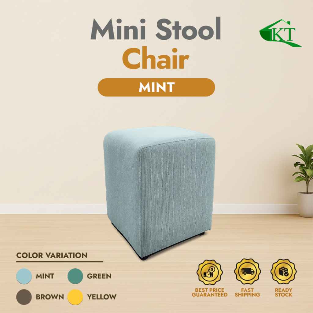 KT Furniture: Leg Stool Bench Chair Sofa Ottoman Kerusi Fabric Living ...