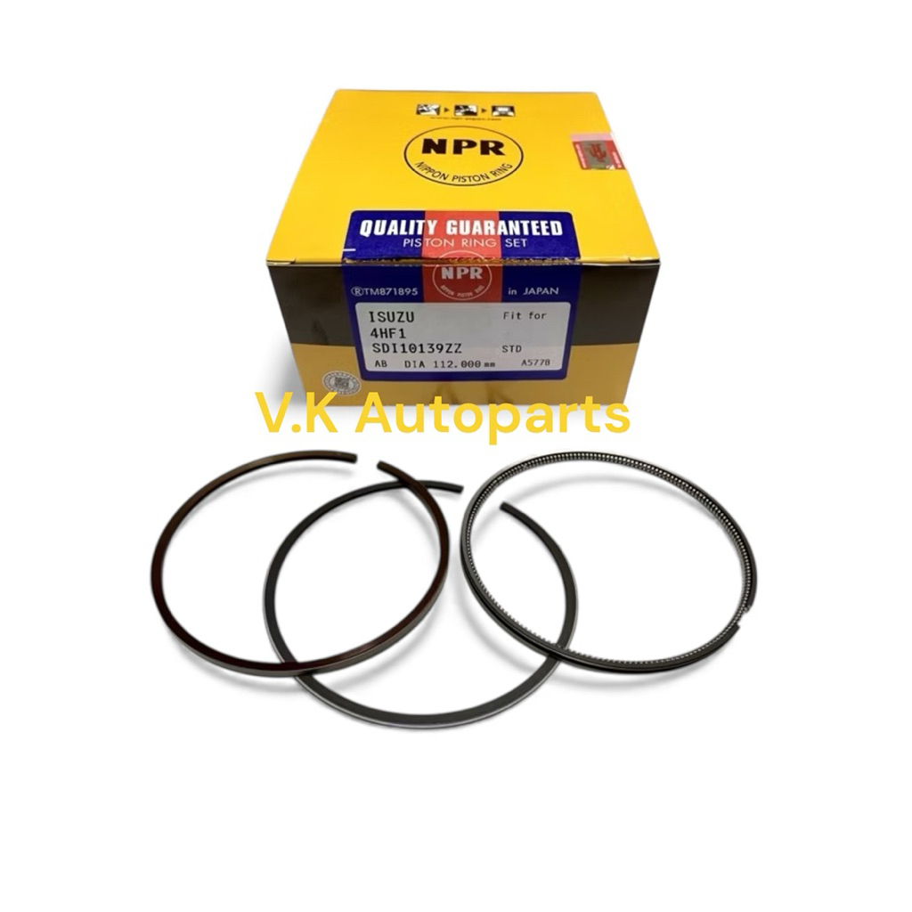 Hicom 4.3 Isuzu NPR66 4HF1 Piston Ring 112mm STD ( First Ring Tapper ...