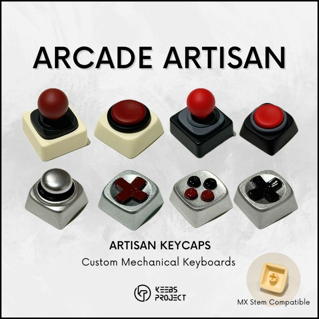 [READY STOCK] Arcade Joystick Retro Console Artisan Keycaps for ...