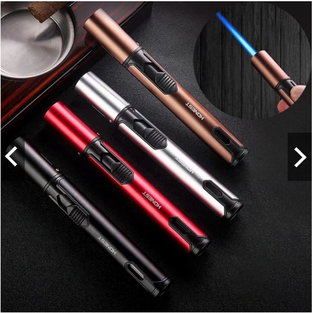 Camping Pen-style Welding Torch Windproof Direct-Fire Lighter Blue ...