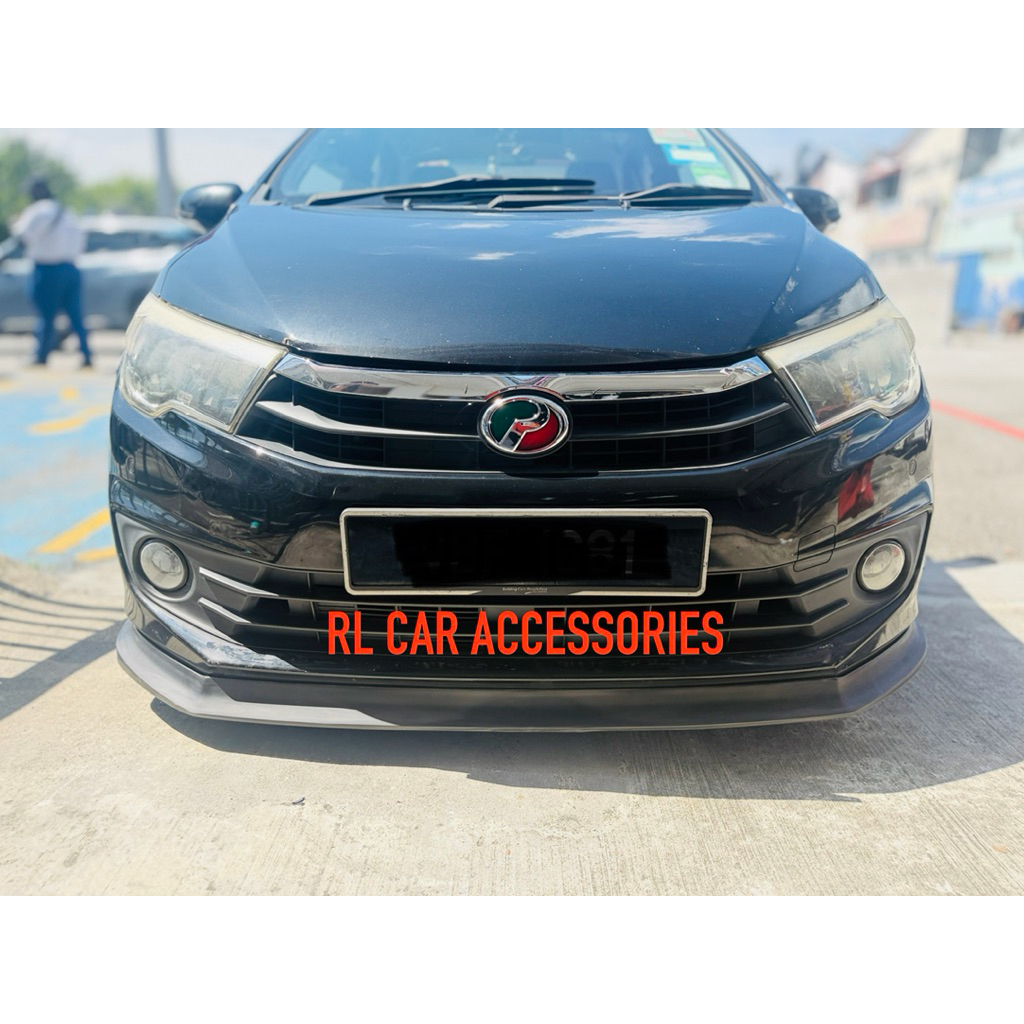 Perodua bezza 2016 2017 2018 takero front lip skirt diffuser bodykit ...