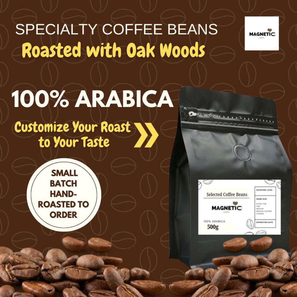 Specialty OAK WOOD Roasted Coffee Beans 500g Arabica Freshly Roasted ...