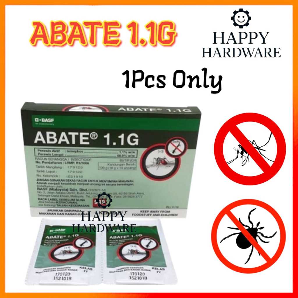 BASF ABATE 1.1G AEDES MOSQUITO LARVAE KILLER | Shopee Malaysia