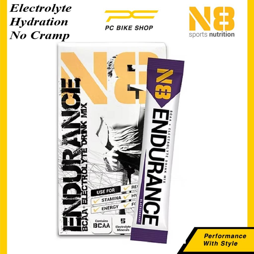 N8 Endurance Lychee/Blackcurrant Electrolyte + Bcaa Powder Drink Halal ...