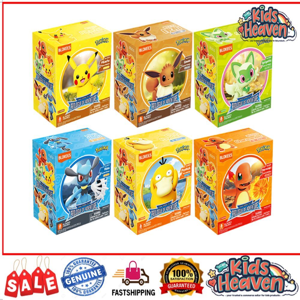 Blokees Pokemon Classic Edition (100.0% Original) | Shopee Malaysia