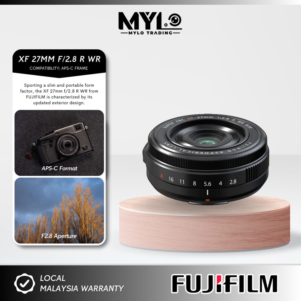Fujifilm XF 27MM f/2.8 R WR Lens FU2728R For Fujifilm XT3 XT4 XT5 XT20 ...