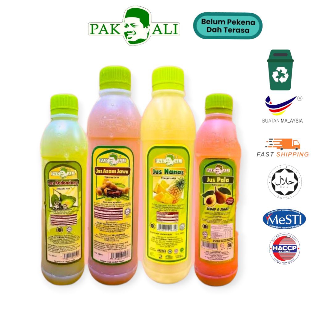 Pak Ali Halal Fruit Juice Drink 330ml | Refreshing Natural Flavour ...