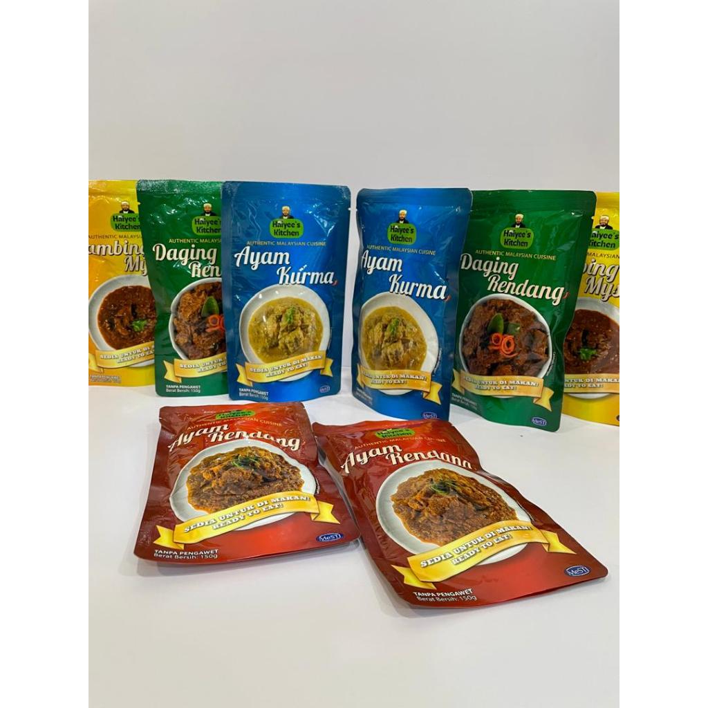 Haiyee's Kitchen RTE Bundle Package 8 x 150grn (Malaysian Authentic ...