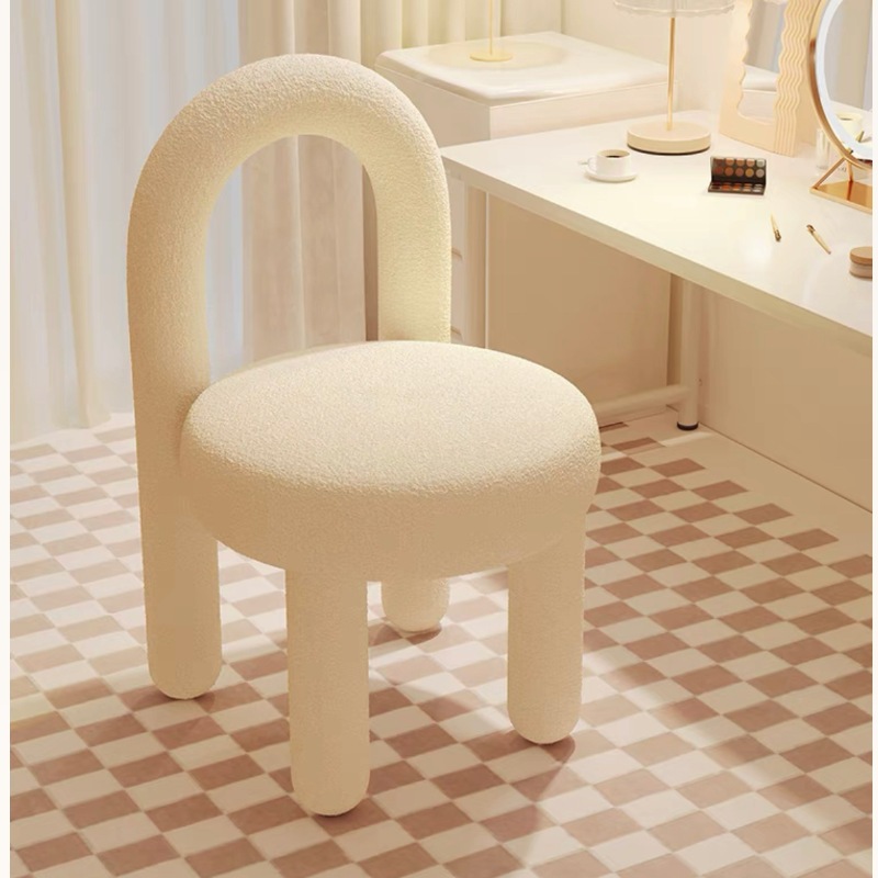 Home Dressing Chair Makeup Chair Bedroom Dressing Table Stool Dining ...