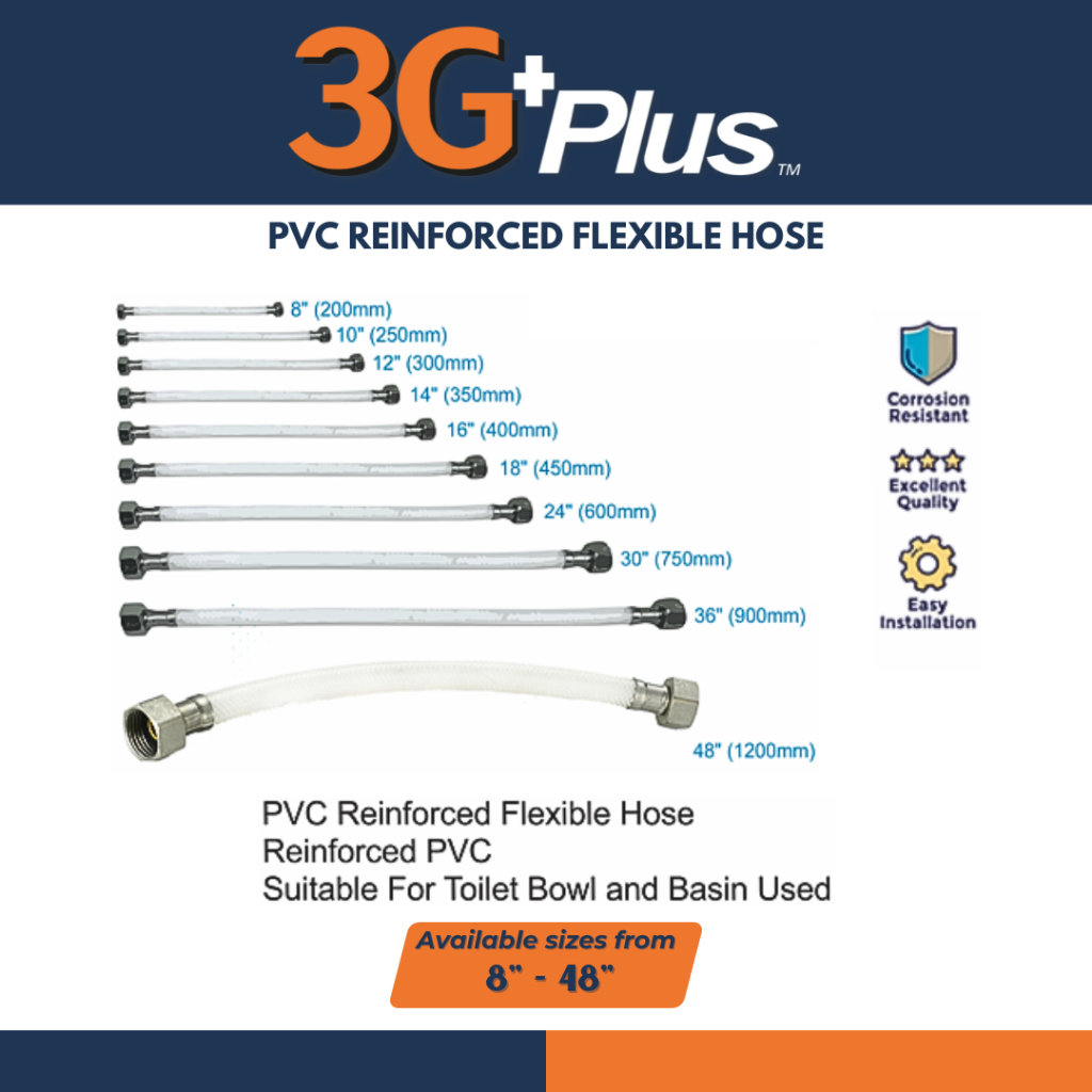PVC Reinforced High Pressure Flexible Hose with Stainless Steel Nut ...