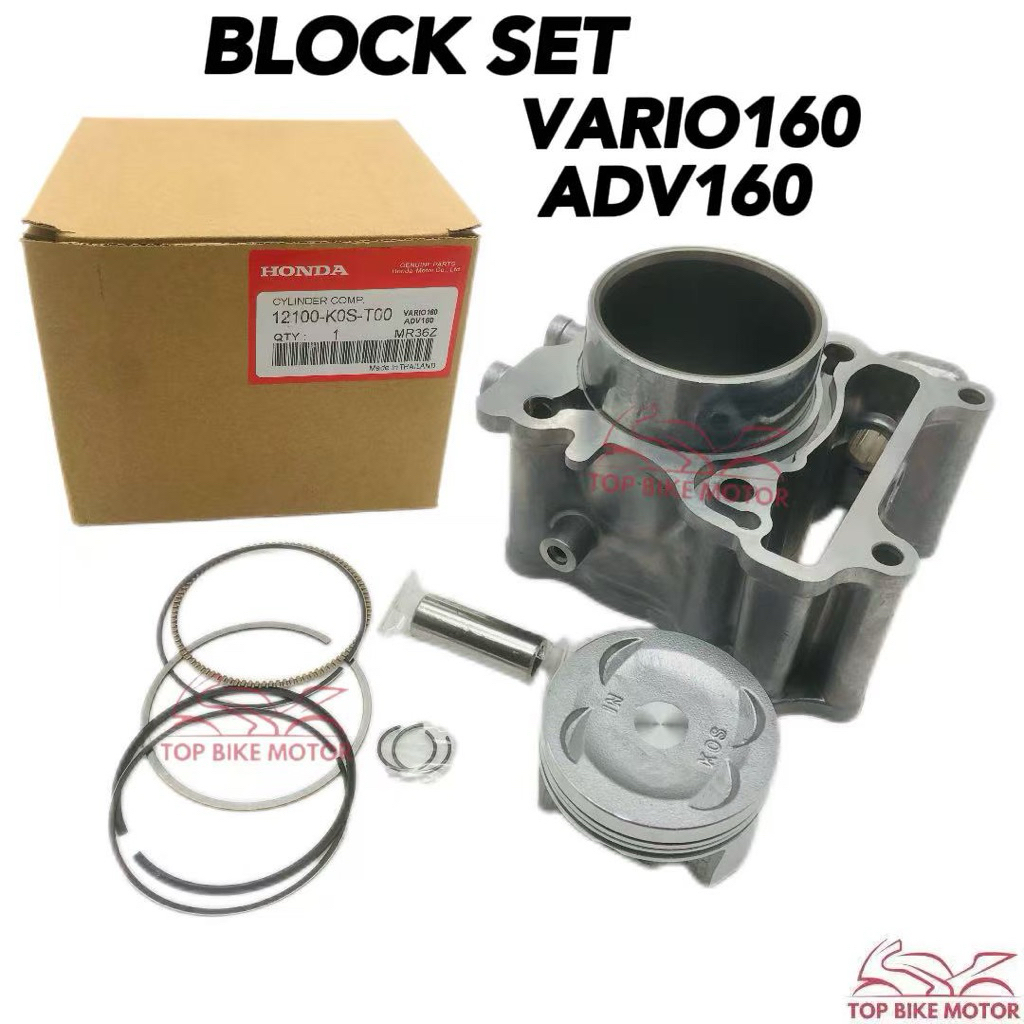 HONDA VARIO160 ADV160 CYLINDER BLOCK BLOK STANDART PISTON & RING ...