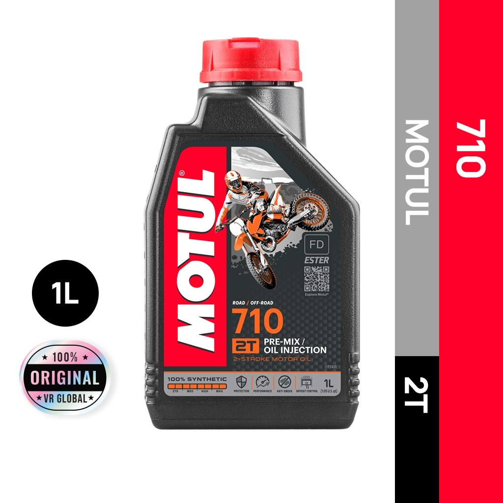 Motul 710 2T - Fully Synthetic Engine Oil Minyak Enjin Original France ...