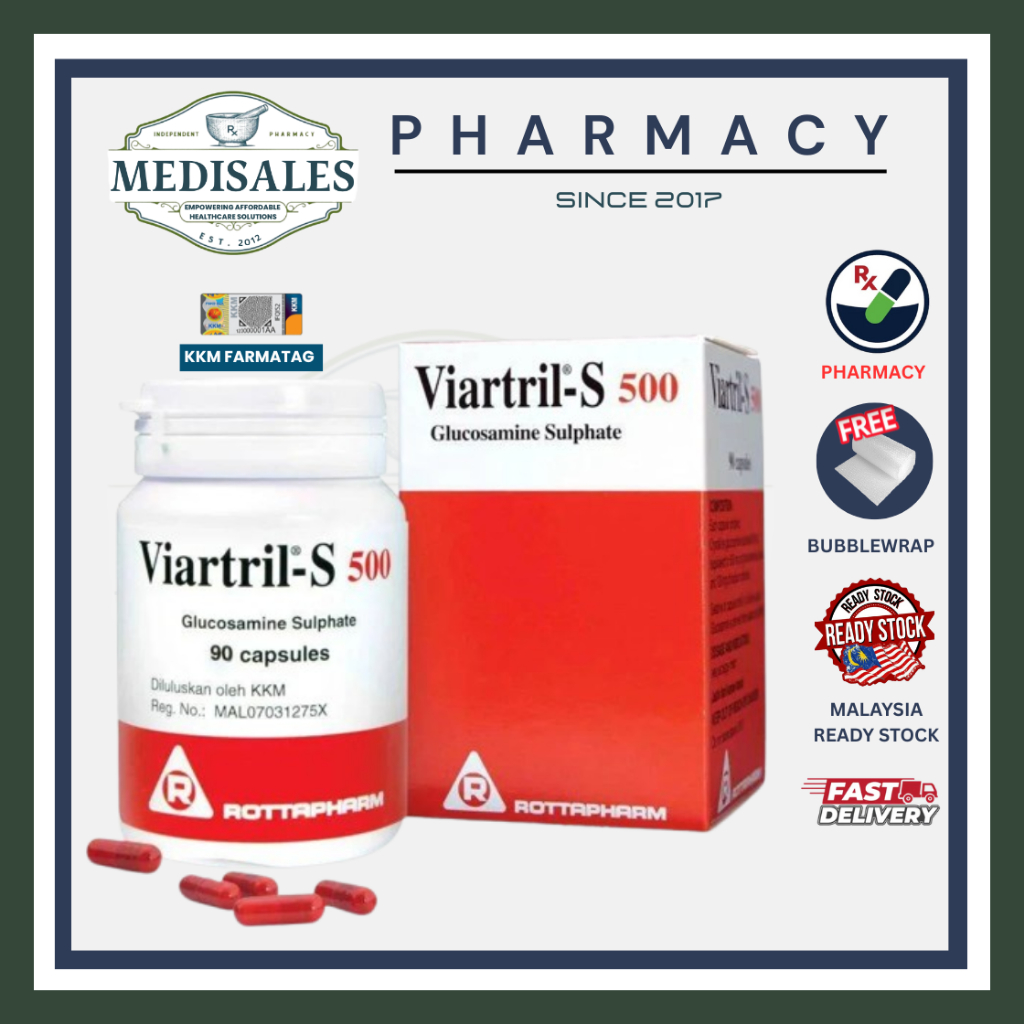 VIARTRIL-S 500MG CAPS 90'S (EXP 04/2026) | Shopee Malaysia