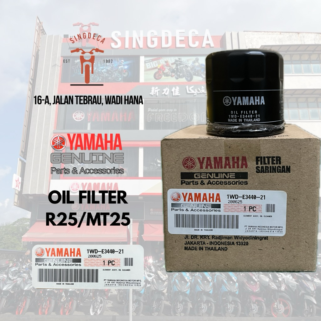 100% ORIGINAL 】 1WD-E3440-21 OIL FILTER OIL CLEANER ELEMENT MOTOR ...