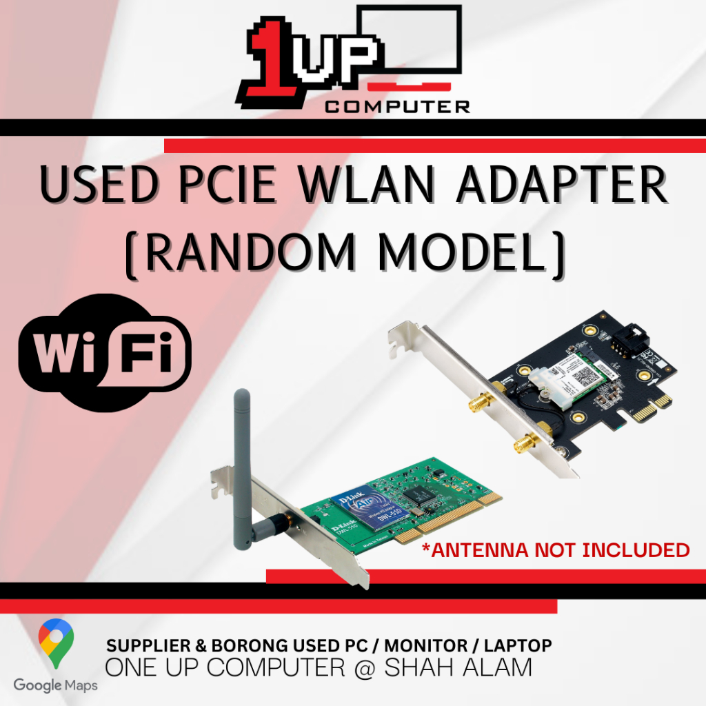 FAST DELIVERY USED PCIE WIFI ADAPTER WITH Card SFF/MT FROM BRANDED PC ...