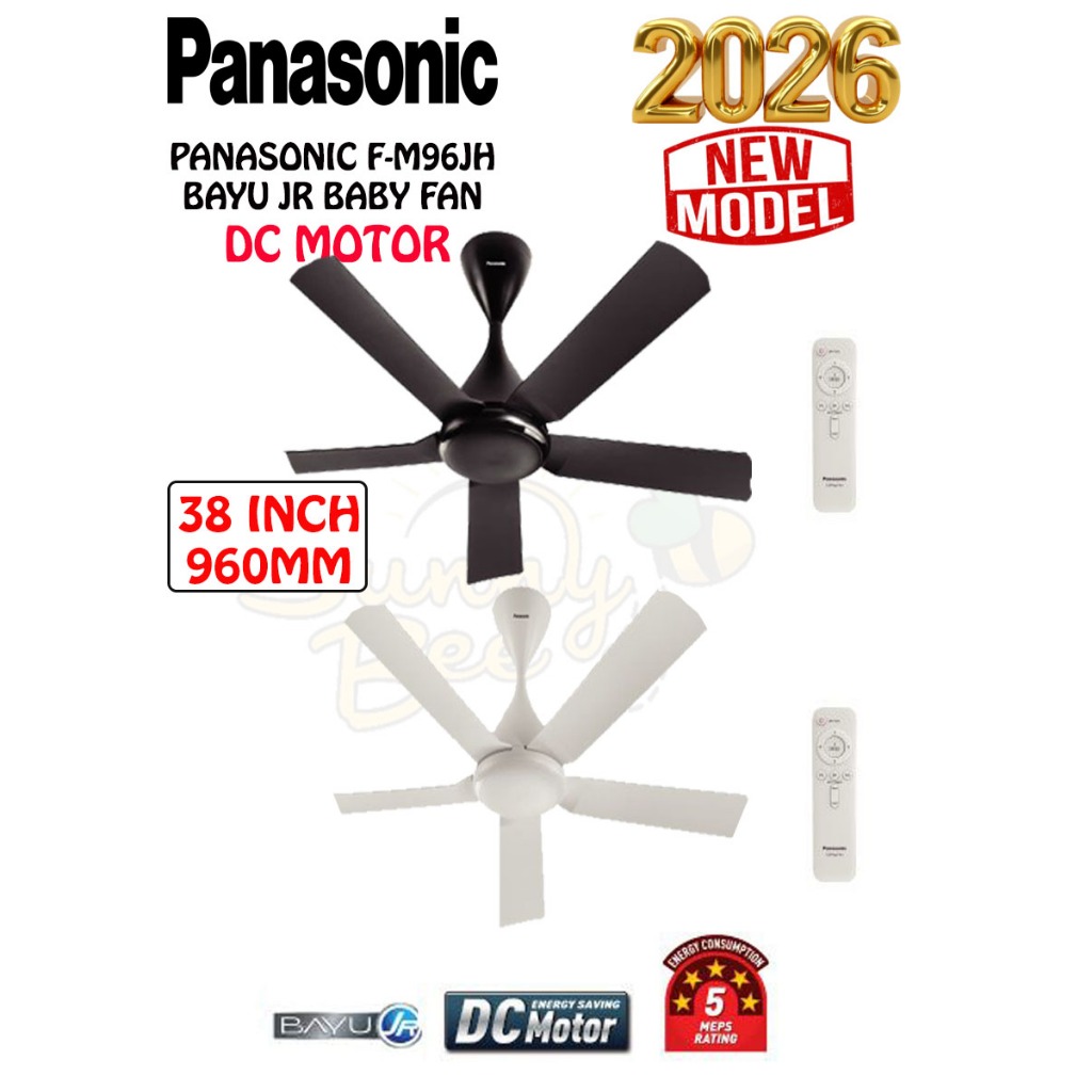 PANASONIC BAYU JR 5 BLADE BABY FAN 38INCH 960MM | Shopee Malaysia