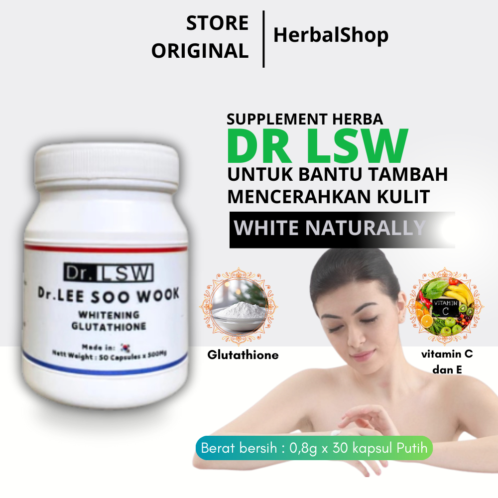 Dr Lsw Asli 100% Original Pemutih Badan Collagen Drink Whitening ...